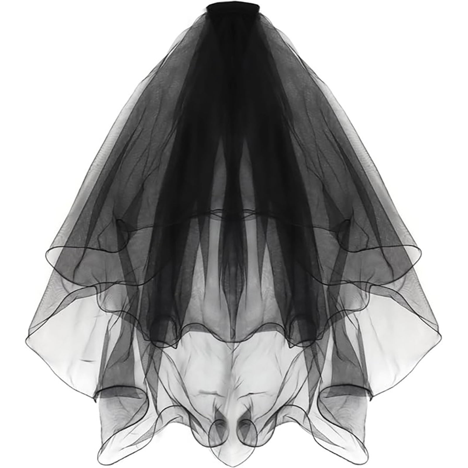 Classical Black Bridal Veil Featuring For Long Lasting Durability And ...