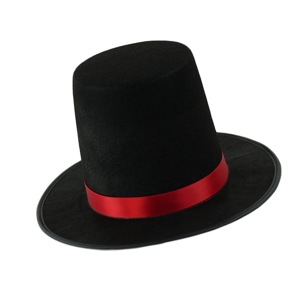 Classical Black Top Hat Masquerades Party Hat for Adults Teens Unisex ...