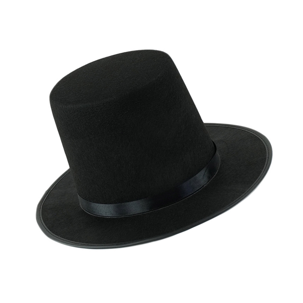 Classical Black Top Hat Masquerades Party Hat for Adults Teens Unisex ...