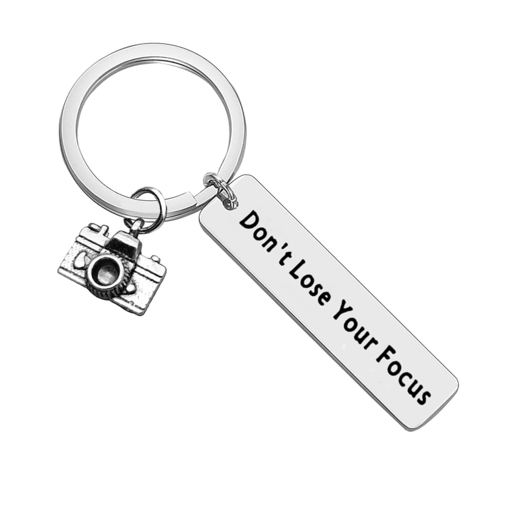 Classical Camera Themed Key Ring Smooth Brims Premium Stainless Steel ...