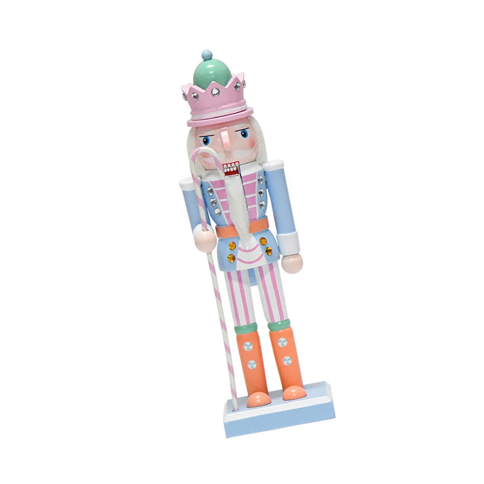 Classical Candy Colored Nutcrackers Holiday Decors Wooden Figurine For ...