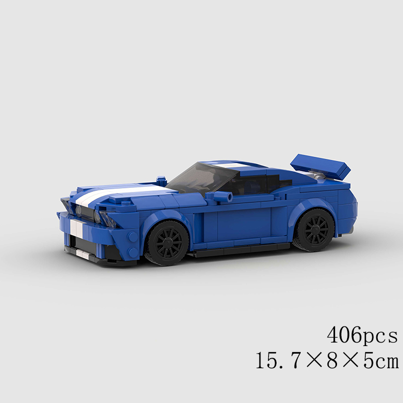 Classical Car Speed Champions MOC SUV Racing Model Building Bricks ...