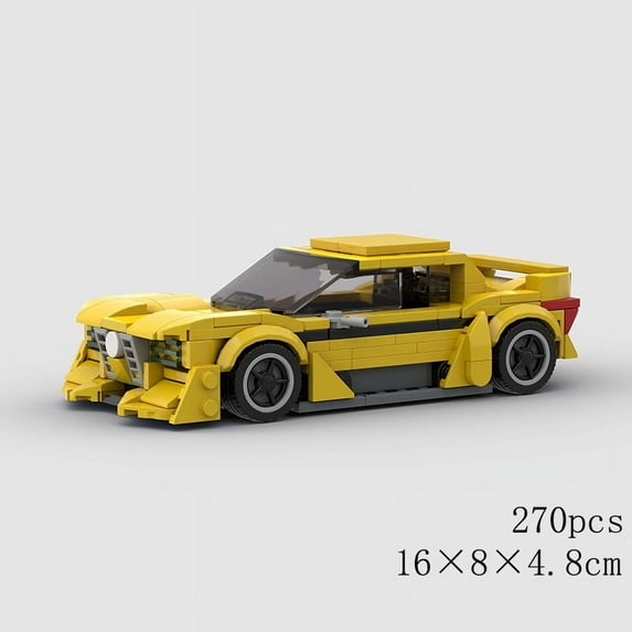 Classical Car Speed MOC SUV Racing Police Model Building Bricks ...
