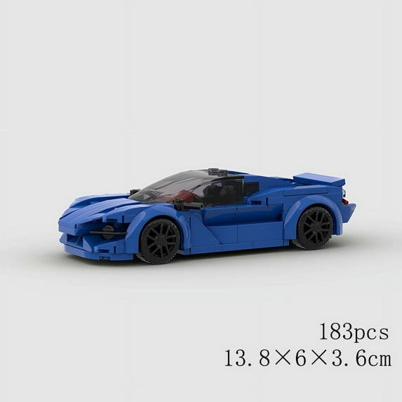 Classical Car Speed MOC SUV Racing Police Model Building Bricks ...