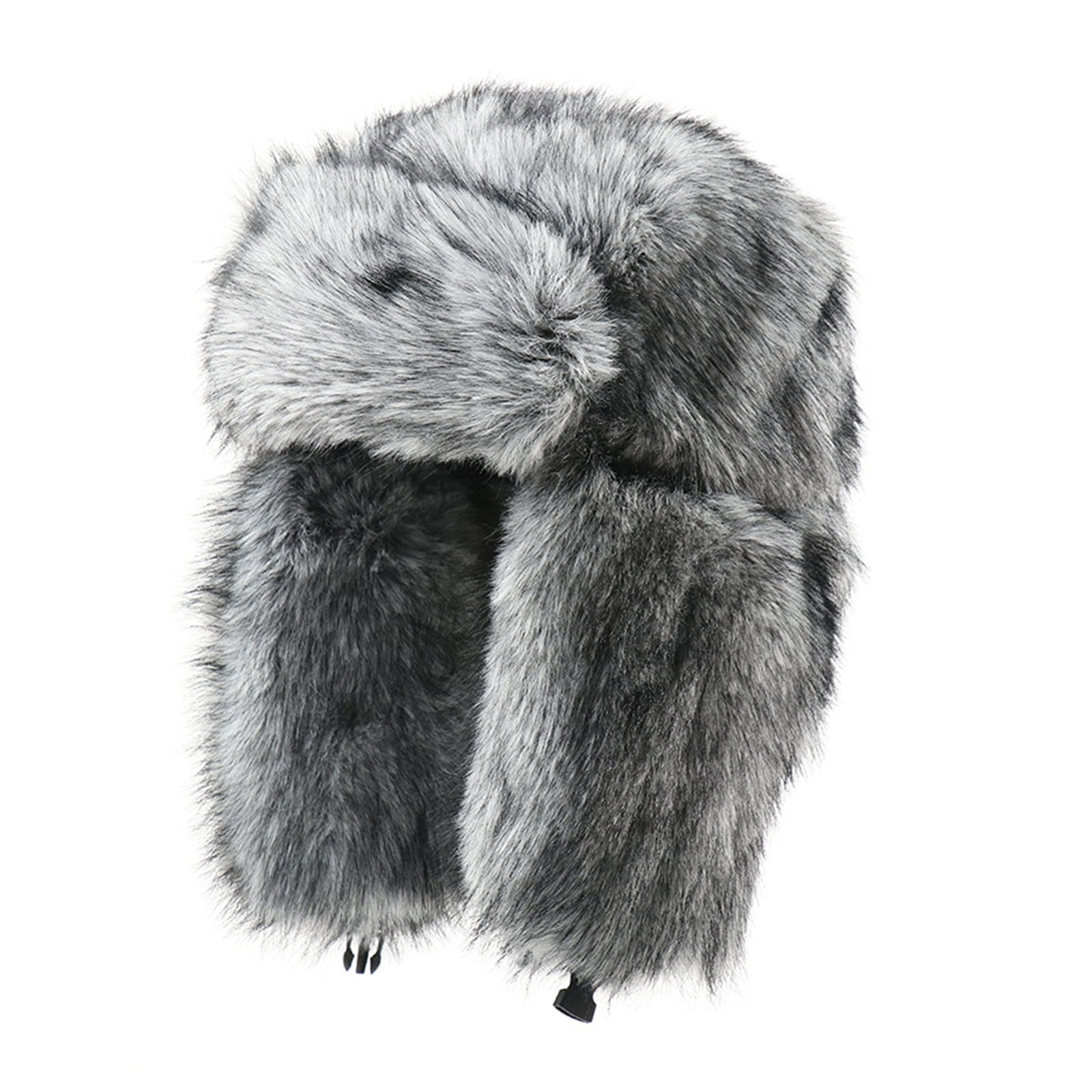 Classical Cold Weather Trapper Hat Soft Plush Lining Full Day ...