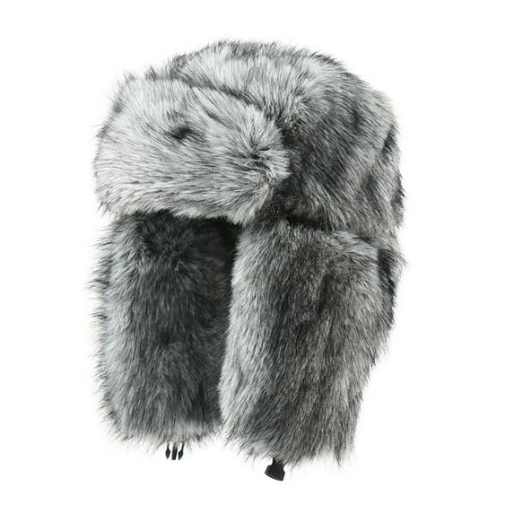 Classical Cold Weather Trapper Hat Soft Plush Lining Full Day ...