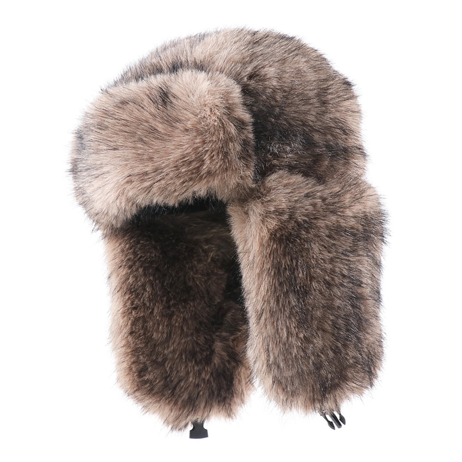 Classical Cold Weather Trapper Hat Soft Plush Lining Full Day ...