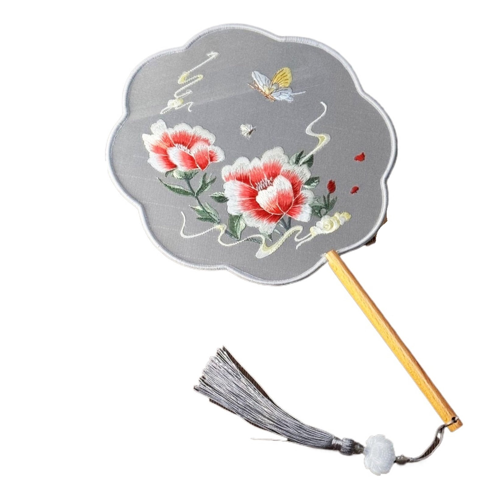 Classical Dance Su Embroidery Fan Double-sided Embroidery Retro ...