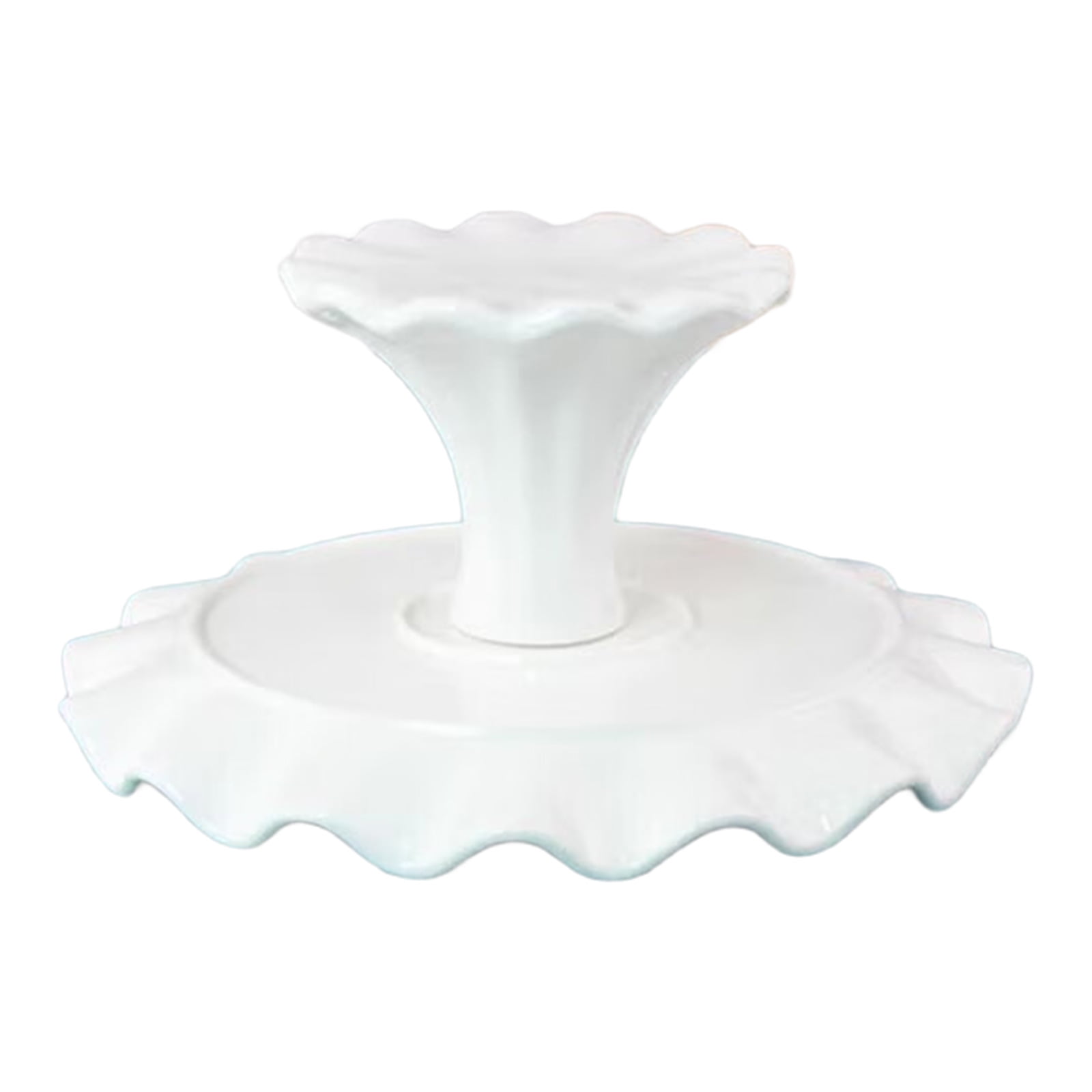 Classical Design Cake Holder Display Plate Ceramic Pastries Stand For ...