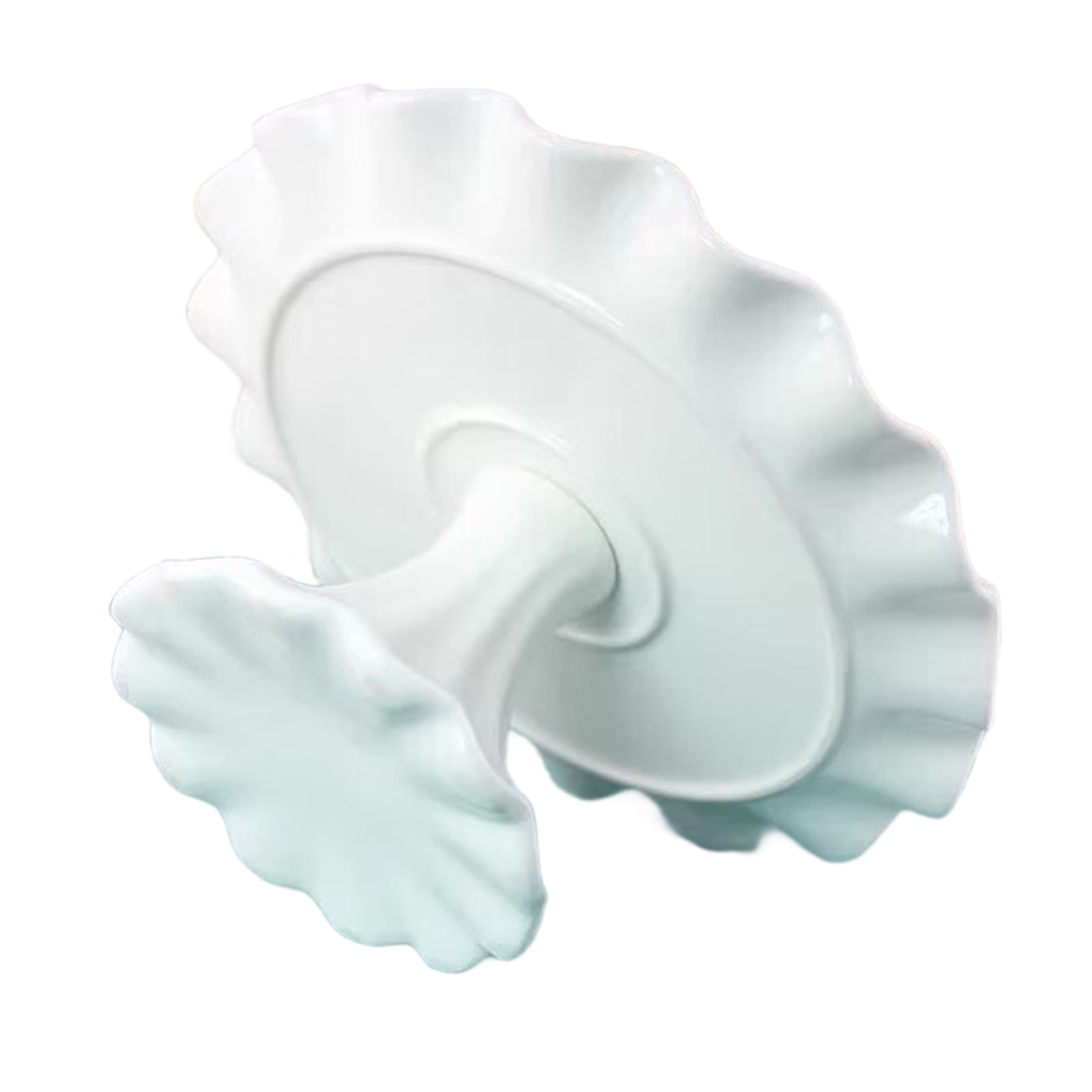 Classical Design Cake Holder Display Plate Ceramic Pastries Stand For ...