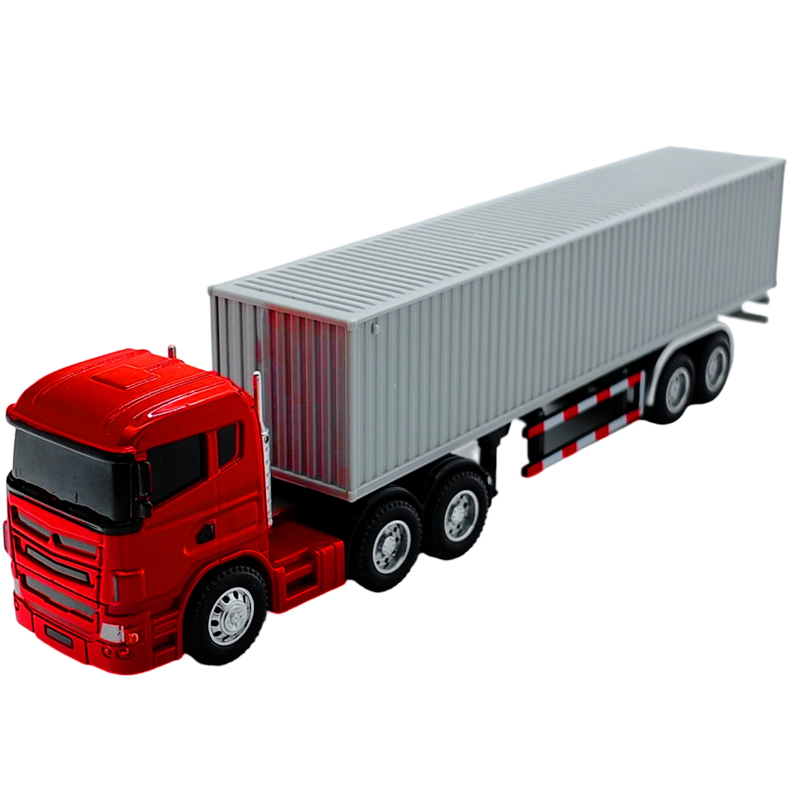 Detailed Die Cast Metal Container Truck Model 20.5CM Realistic Vehicle ...