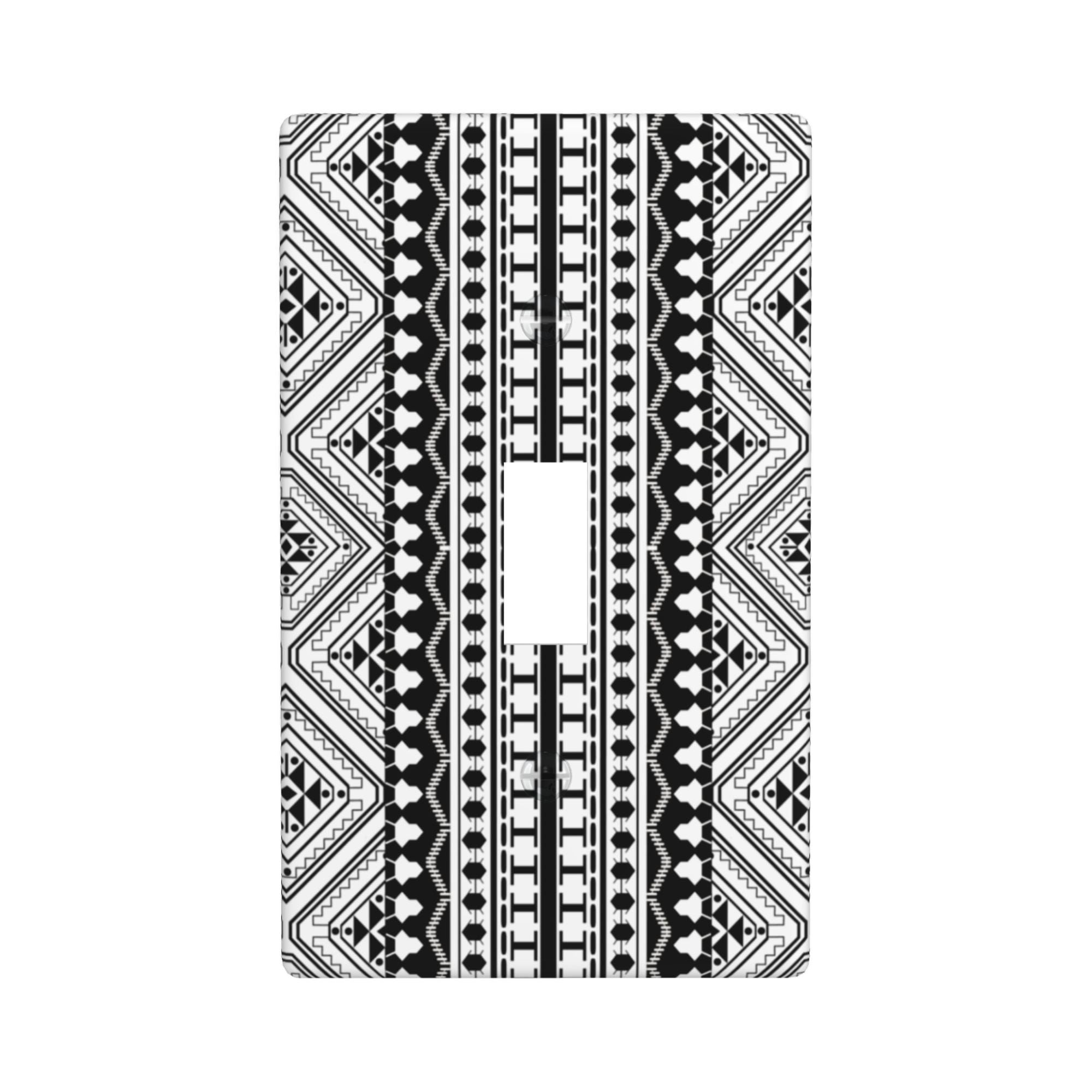 Classical Ethnic Background Single Toggle Light Switch Plate Decorative ...