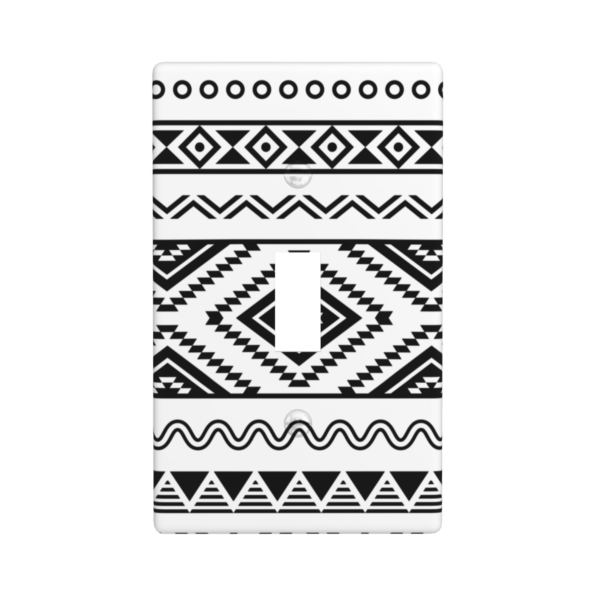 Classical Ethnic Background Single Toggle Light Switch Plate Decorative ...