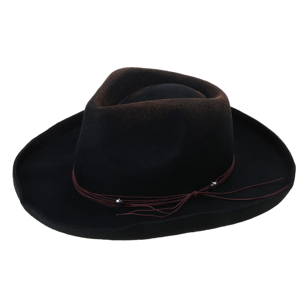 Classical Fedoras Hat for Women Man with Belt Decors Magicians Hat Wool ...
