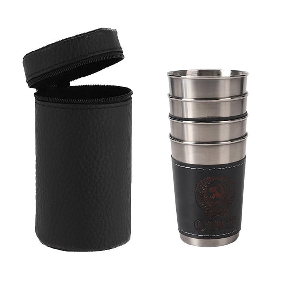 Classical Flat Base Vodka Shot Cups In 304 Nonrust Steel Modern Styles ...