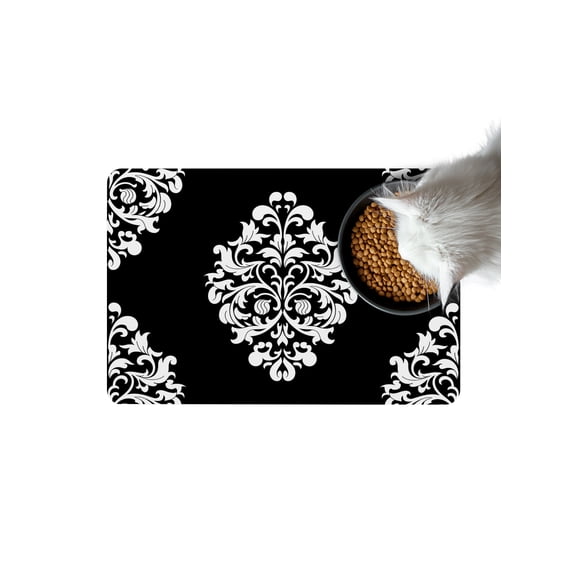 Classical Floral Doormat Non Slip Diatomaceous Earth Door Mat Absorbent ...