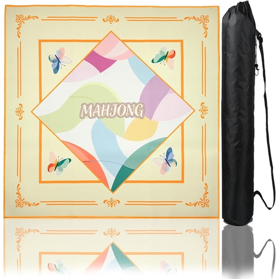 Classical Gradient Tabletop Mahjong Mat with - 31.5x31.5 Inch Hand ...