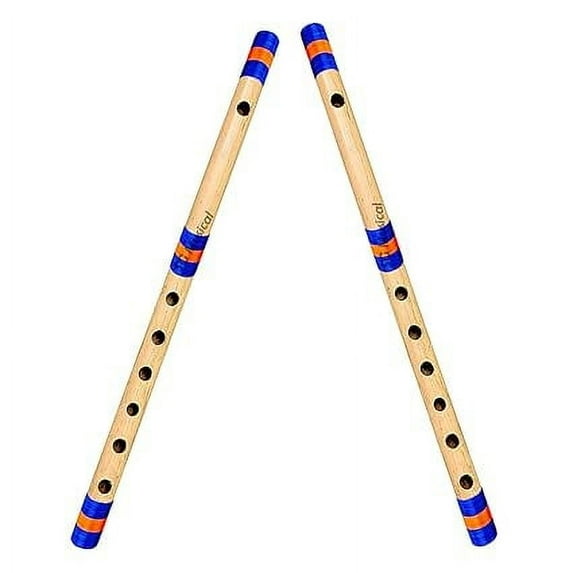 Peekdee Bansuri Flute Basuri Indian Woodwinds Natural Bamboo C G Scale ...