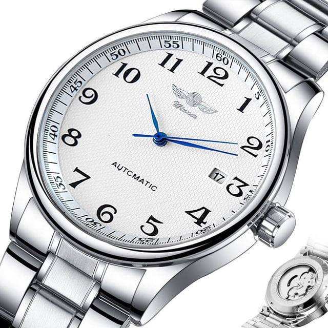 Classical Men's Automatic Self-wind Mechanical Watch AUTO Date Function ...