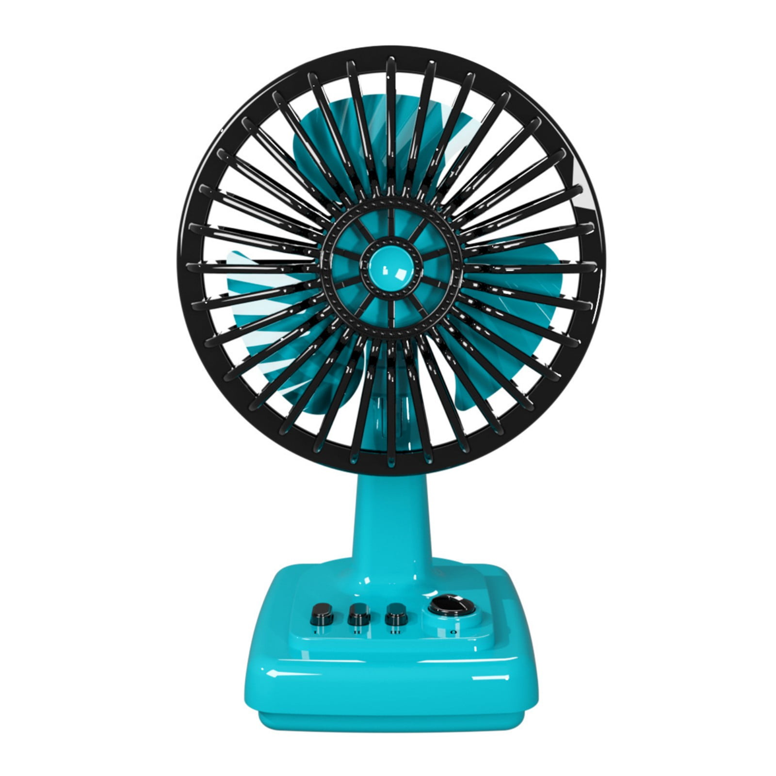 Classical Metal USB Desk Fan Small Rechargeable Cooling Device 3 ...