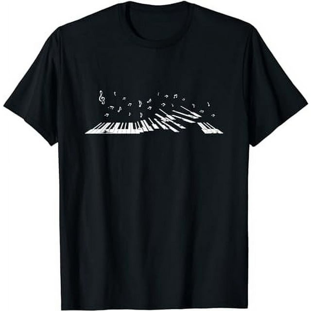 Classical Music Piano Player Gift Music Notes Piano T-Shirt - Walmart.com