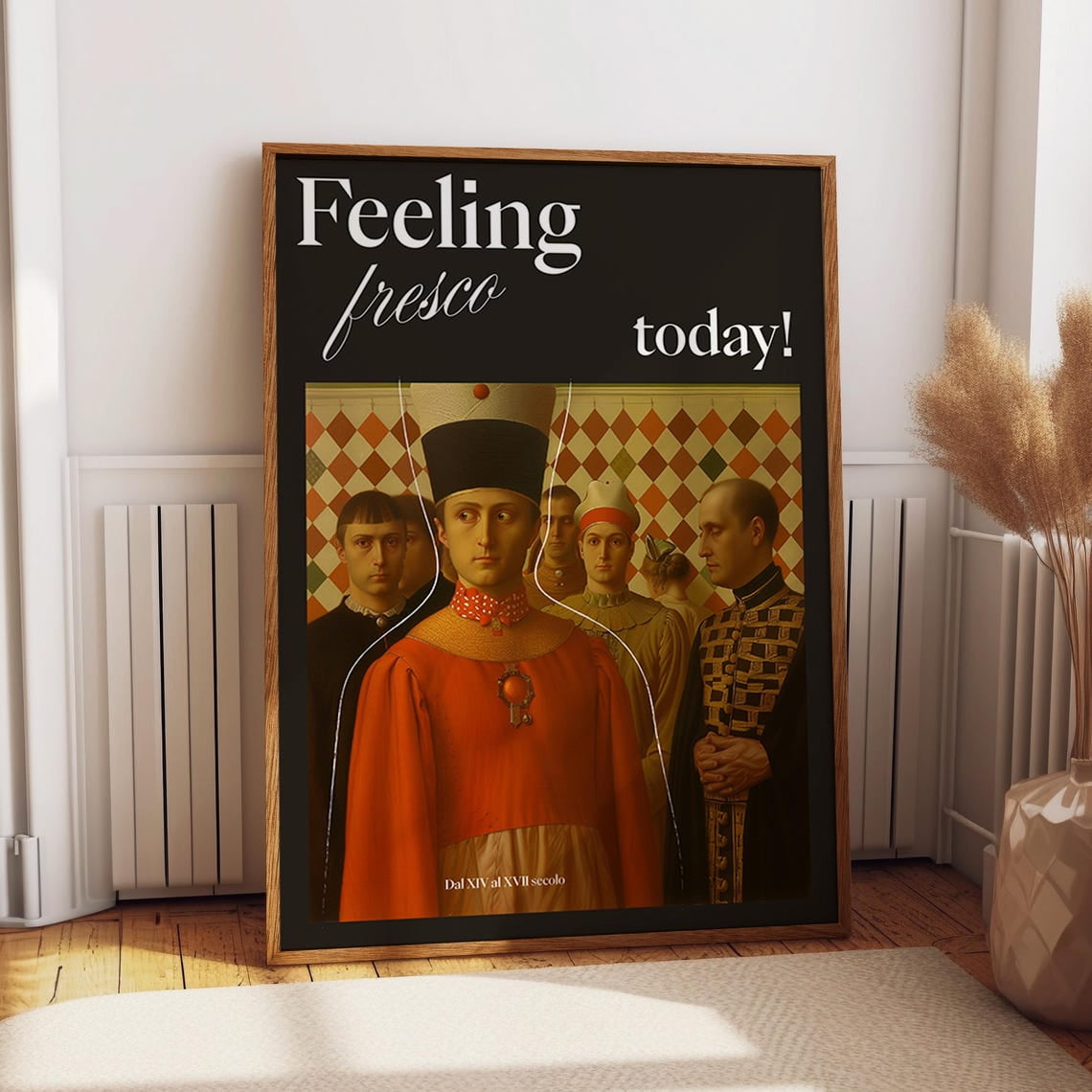 Classical Noblemen Portrait - Renaissance-Inspired Modern Humor Print ...