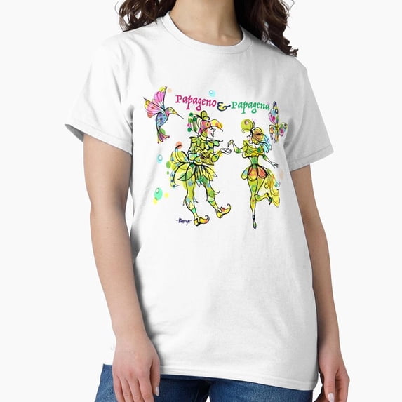 Classical Opera Birdcatcher Fantasy Costume Theater Character Art Tee T ...