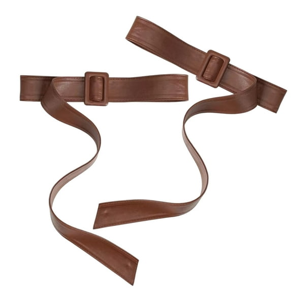 Classical PU Leather Cuff Strap for Women Men Adjustable Buckle Cuff ...