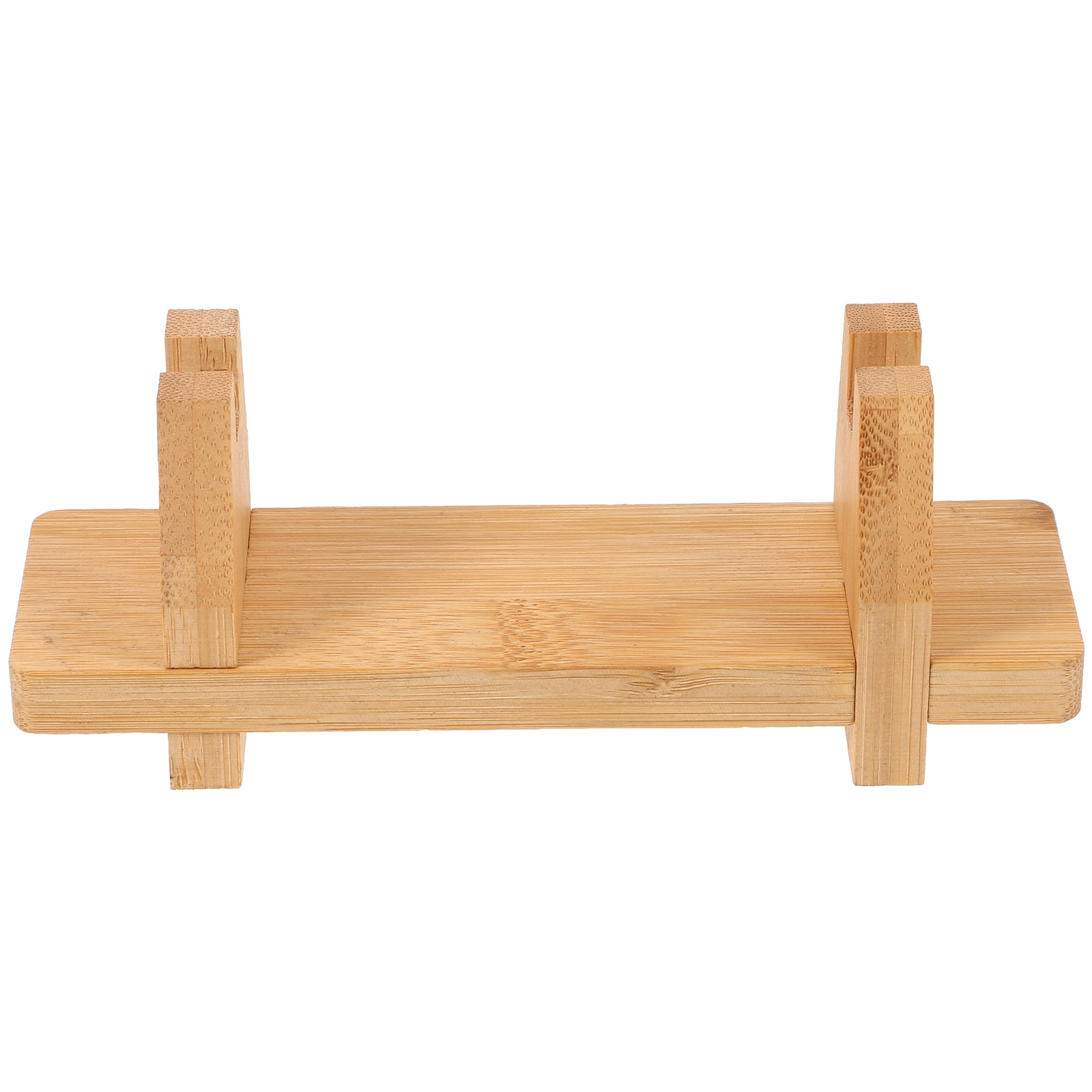 Bamboo Fan Display Stand for Tabletop Antique Fan Rack with Folding ...