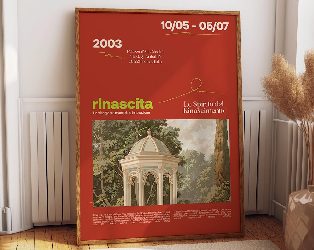 Classical Pavilion In Forest Poster – Italian Renaissance Tuscany ...