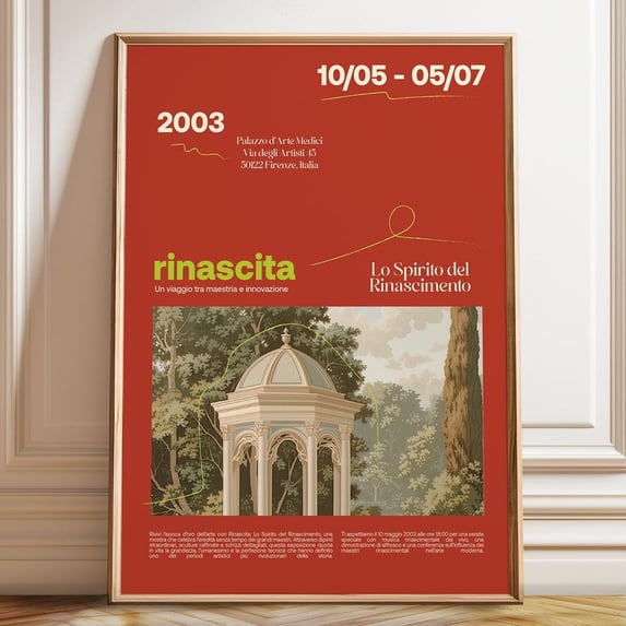 Classical Pavilion In Forest Poster Italian Renaissance Tuscany ...