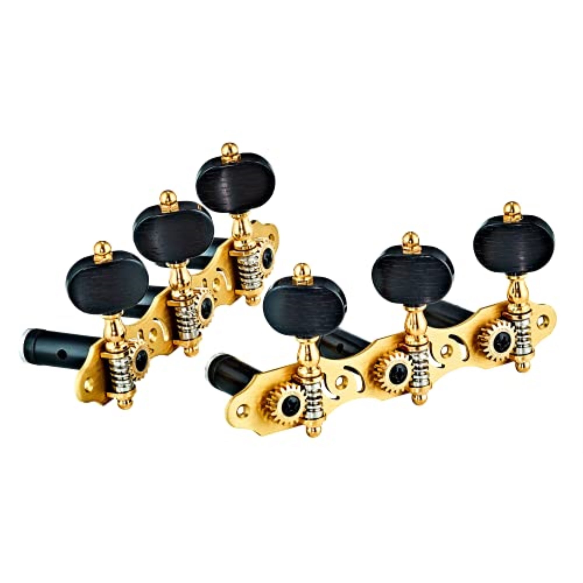 Classical Private Tuning Machines 3L x 3R with Brushed Brass Baseplate ...