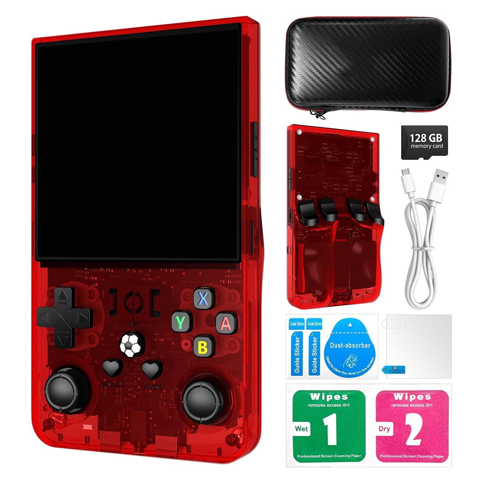 Classical Retro 128GB Handheld Game Player R36Max With 4inch Screen ...
