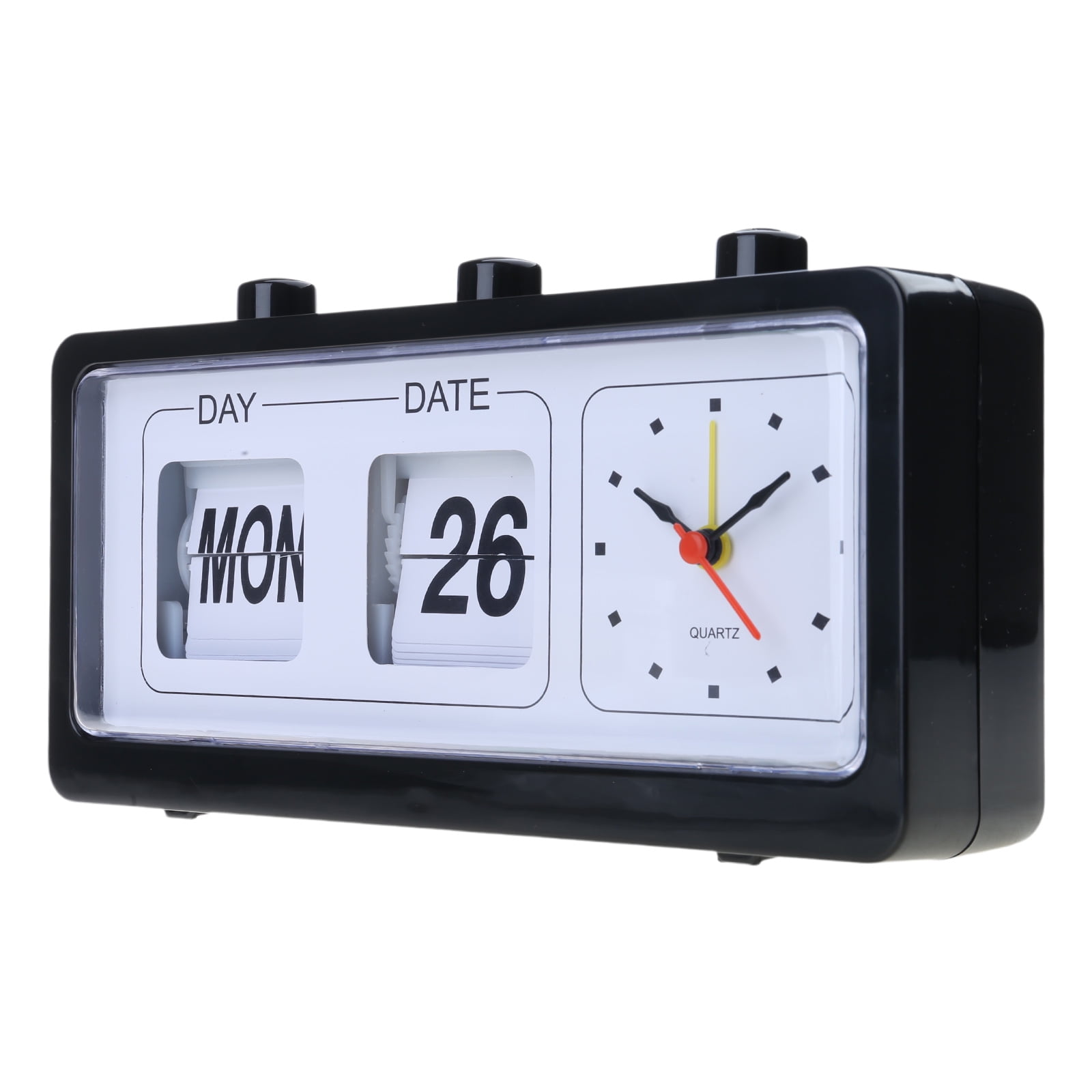 Classical Retro Mechanical Alarm Clock with Manual Flipped Calendar ...
