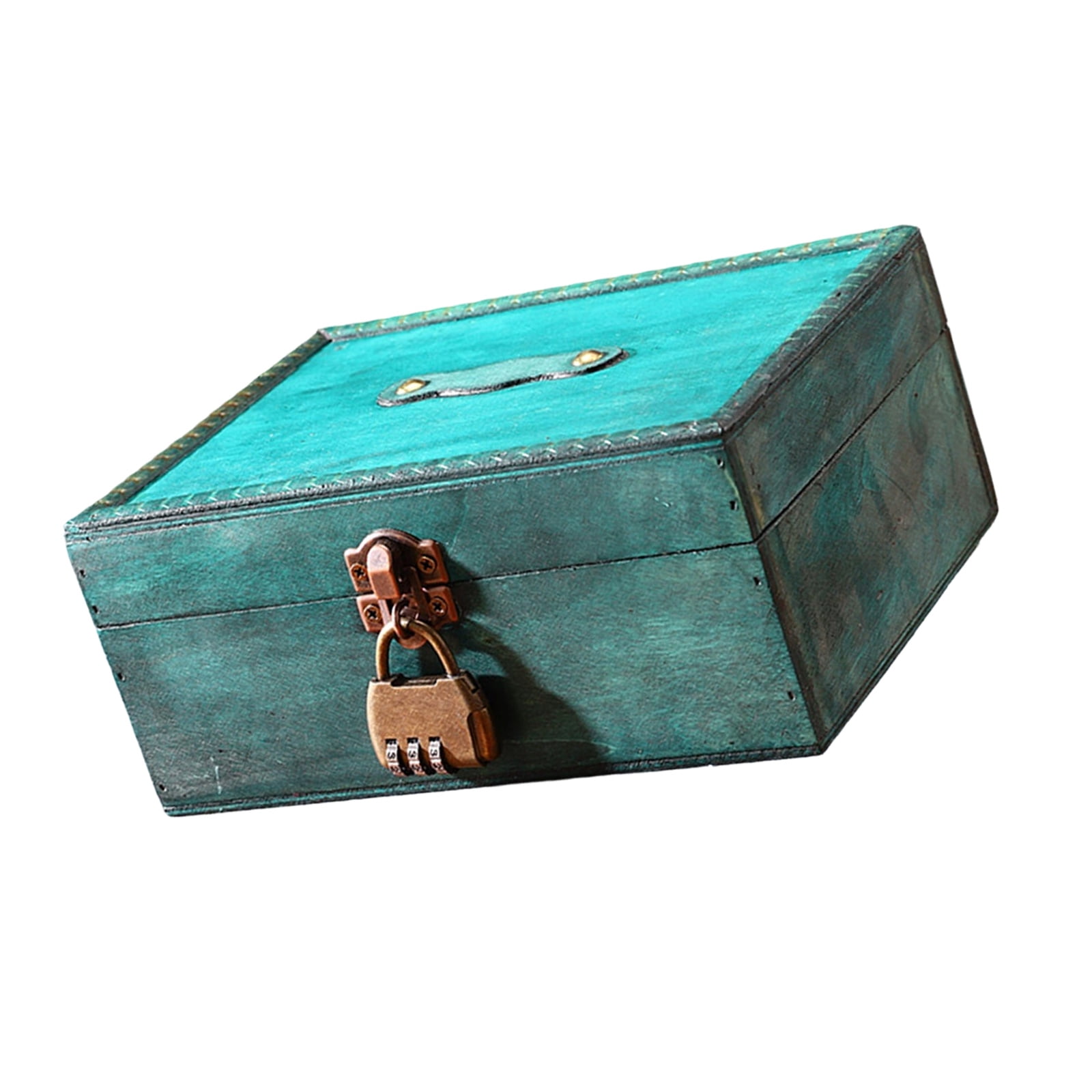Classical Retro Wooden Jewelry Box Lockable for Secure Display and ...