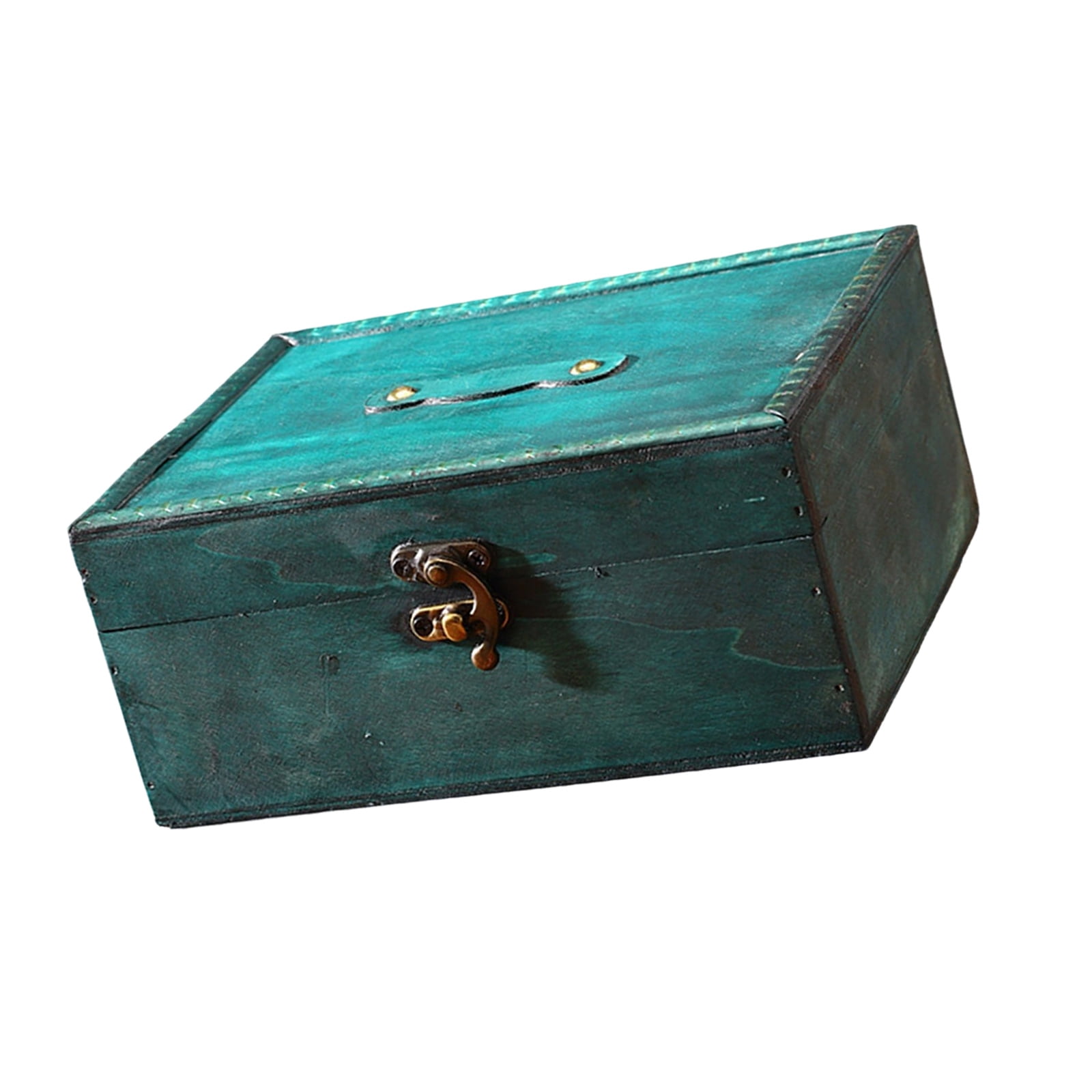 Classical Retro Wooden Jewelry Box Lockable for Secure Display and ...