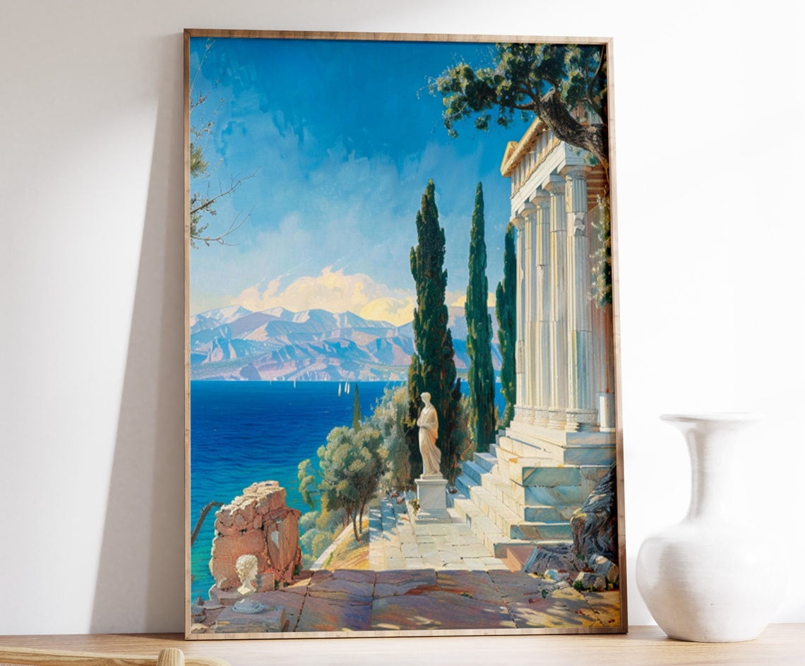 Classical Roman Poster, Classical Architecture Print, Greek Wall Art ...