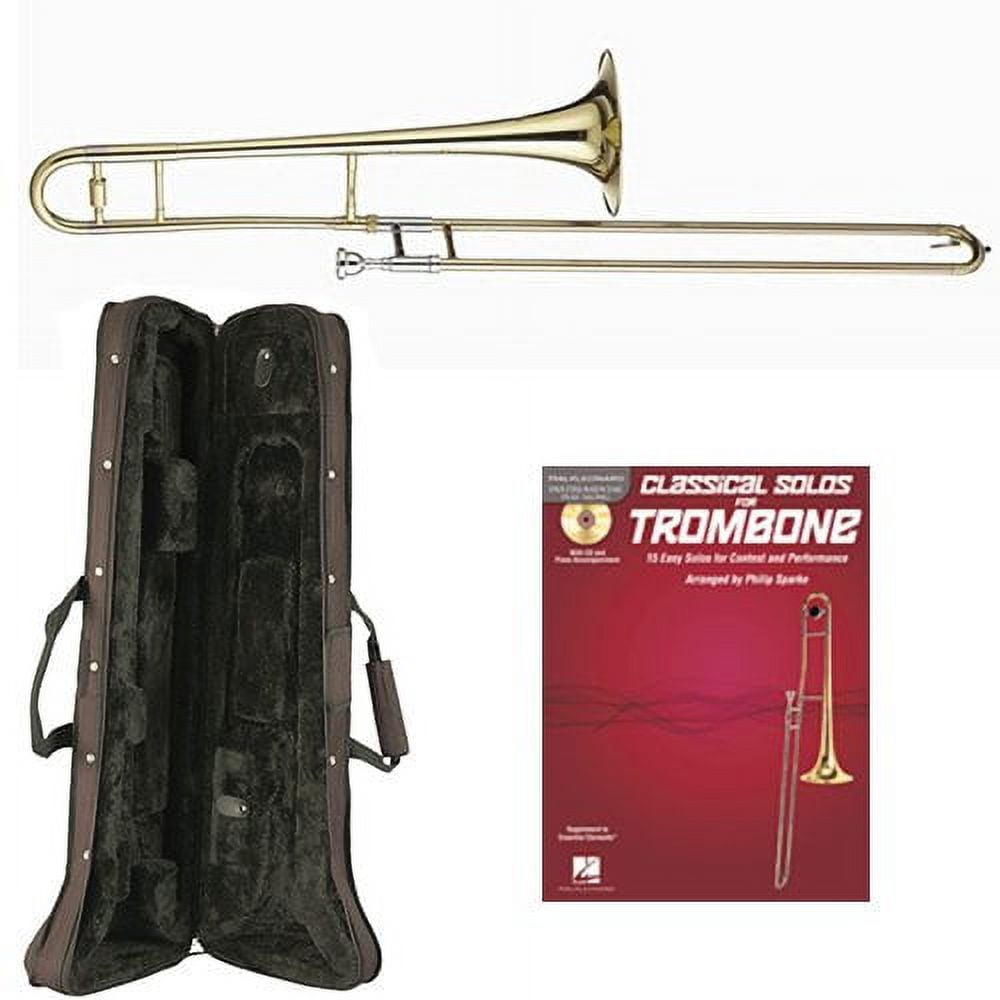 Classical Solos Bb Tenor Slide Trombone Pack - Includes Trombone w/Case ...
