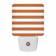 Classical Stripe Plug-in LED Night Lights Orange Auto Dusk-to-Dawn ...