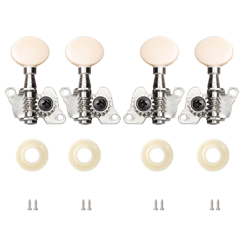Classical Style Ukulele Tuning Peg 2L + 2R Tuners Opened Machine Heads ...