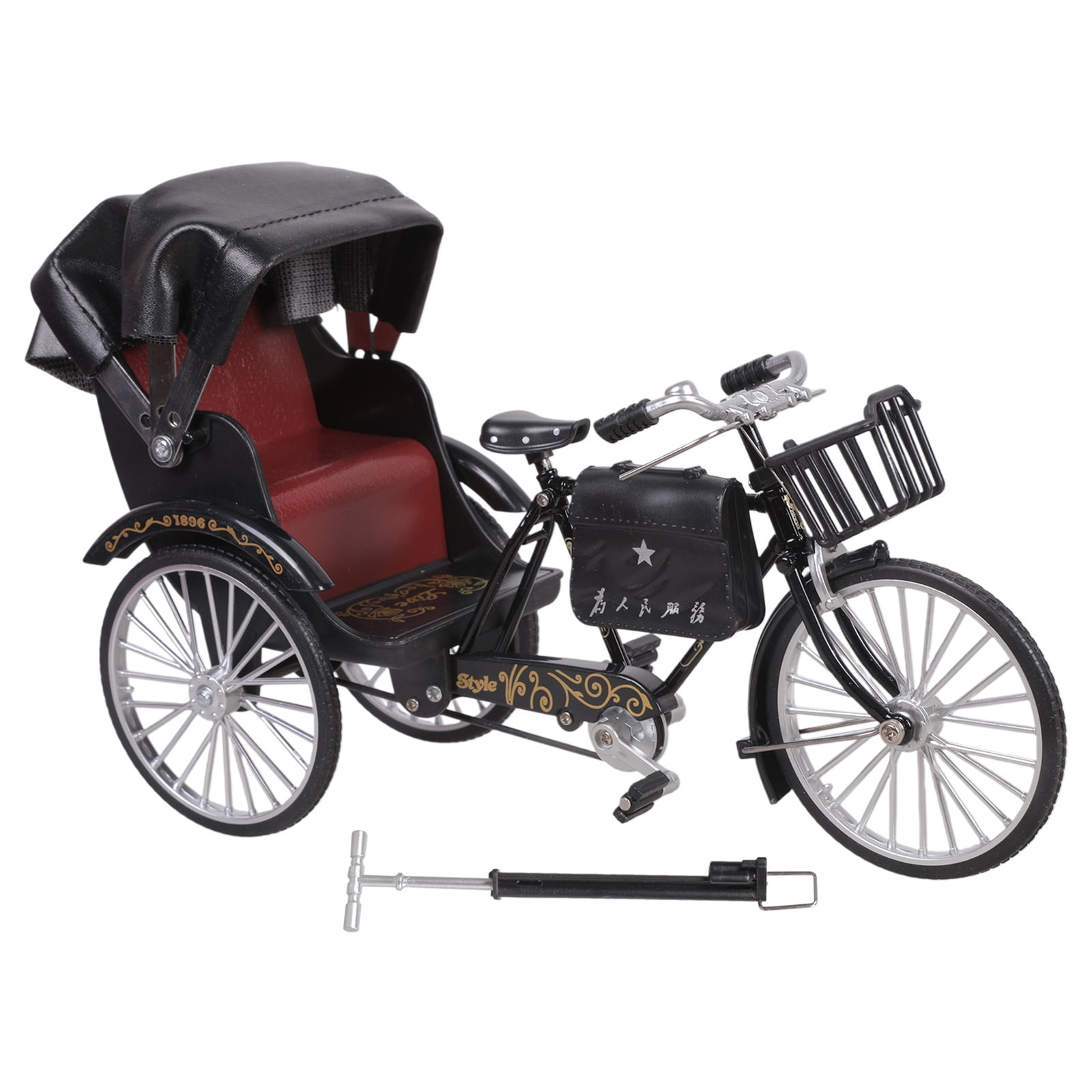Classical Tricycle Replicas Model 1:10 Scale Handmade Iron Rickshaw ...