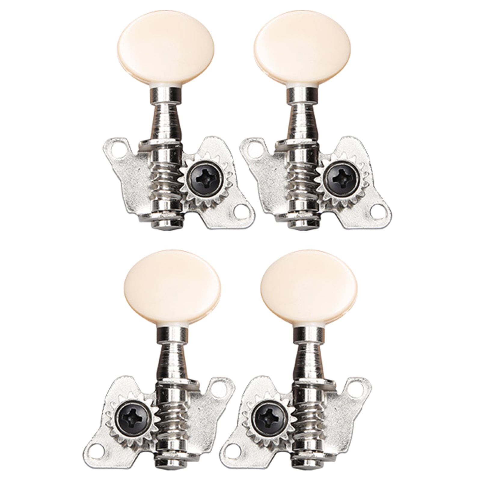 Classical Ukulele Tuning Pegs Machine Heads Replacement 2L + 2R Tuners ...
