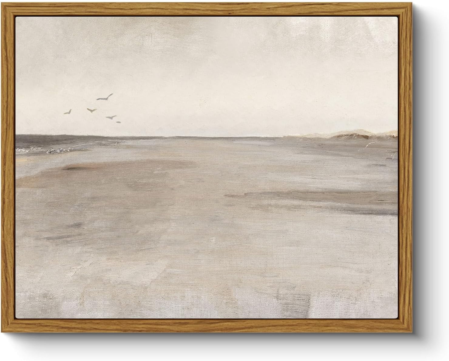 Classical Unframed Canvas Wall Art Vintage Beach Seascape Wall Art Home ...