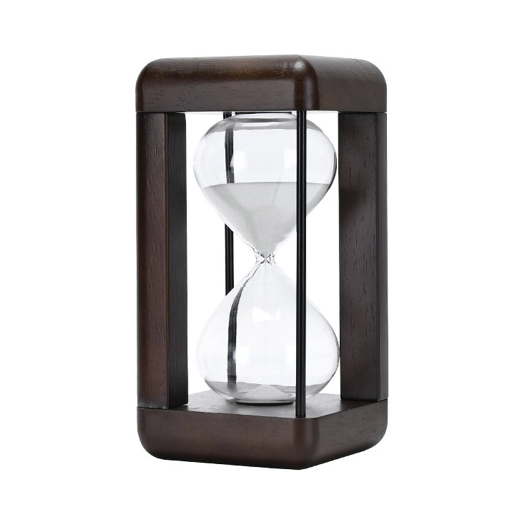 Classical White or Black Sand 30/60Minute Hourglass Timer For Home And ...