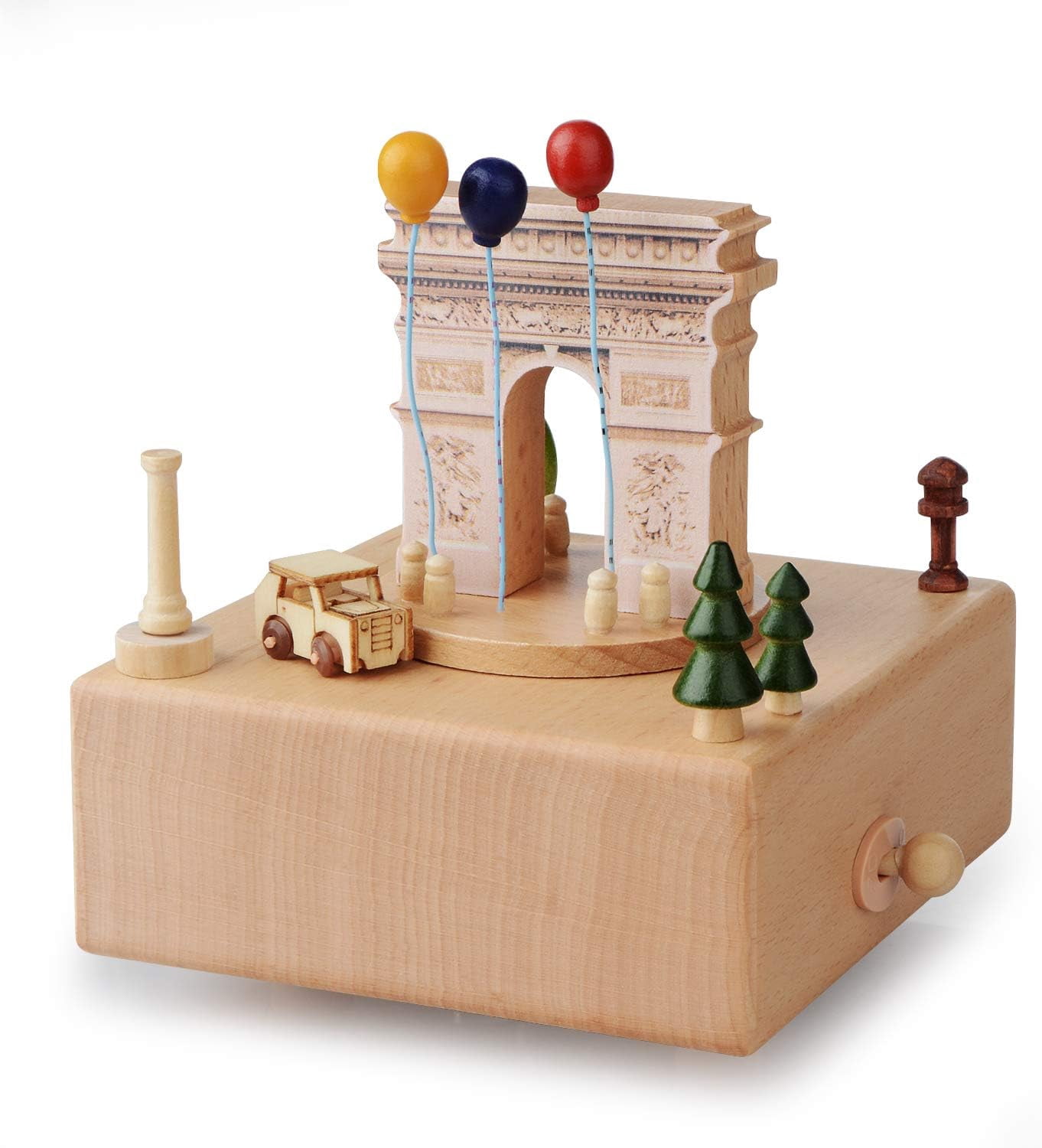 Classical Wooden Music Box Toys for Valentine's Day Birthday Travel ...