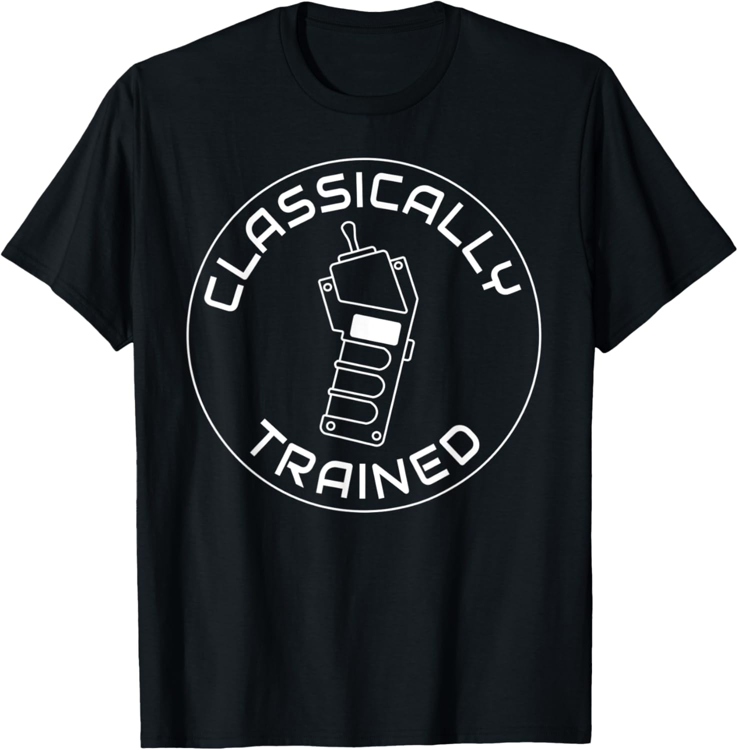Classically Trained Gamer Games Console Joystick T-Shirt - Walmart.com