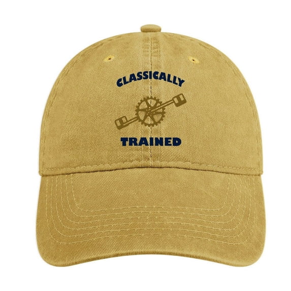 Classically Trained Sand Colour Baseball Cap for Men Women, Adjustable ...