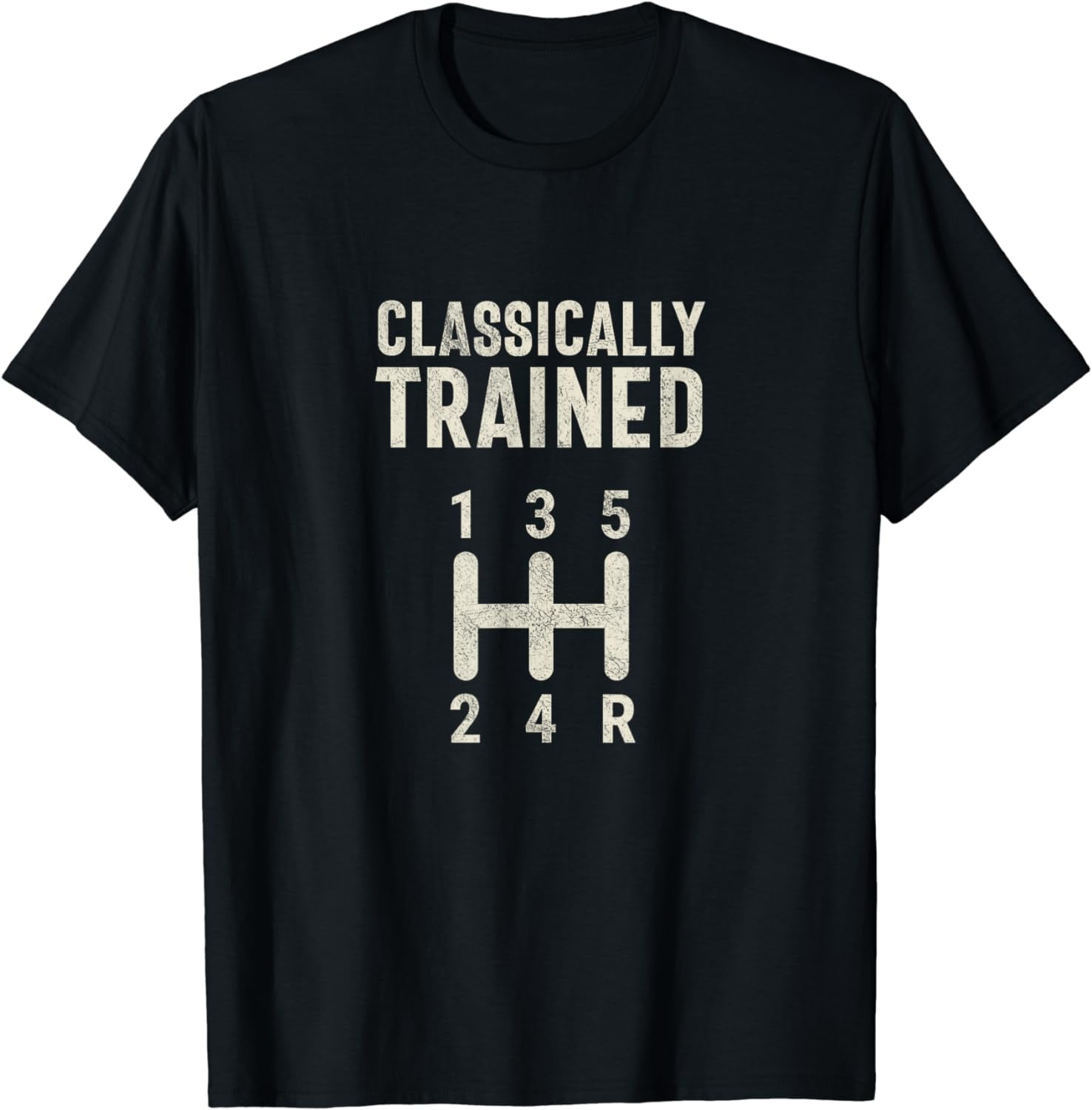 Classically Trained Stick Driver Manual Transmission Car T-Shirt ...