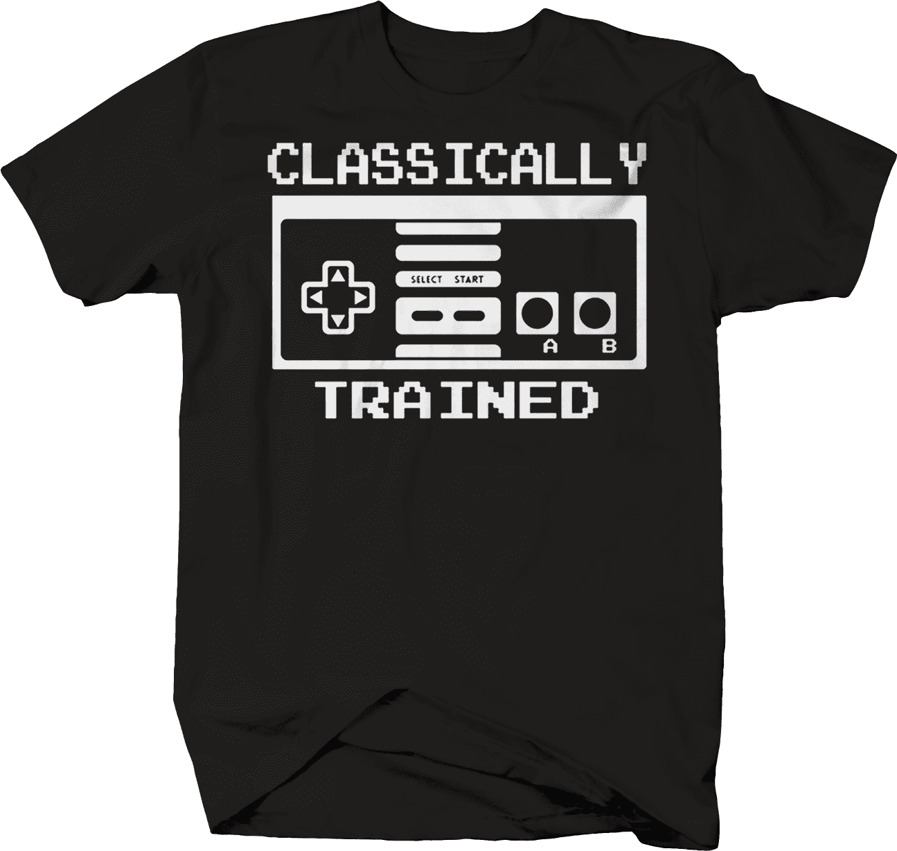 Classically Trained T Shirt Gamer shirts for men Small Black - Walmart.com