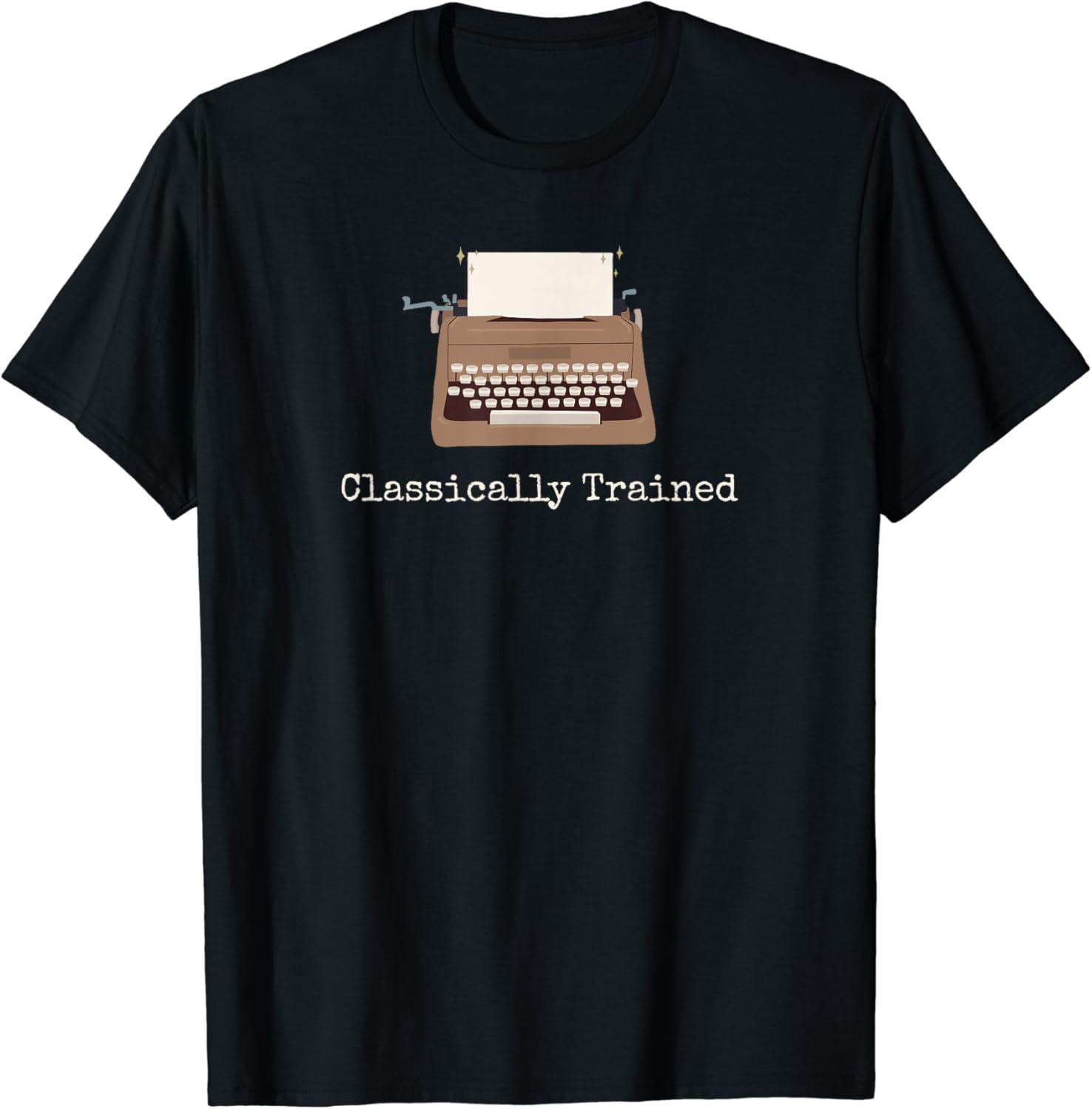 Classically Trained Typewriter Mechanical Analog Old School T-Shirt ...